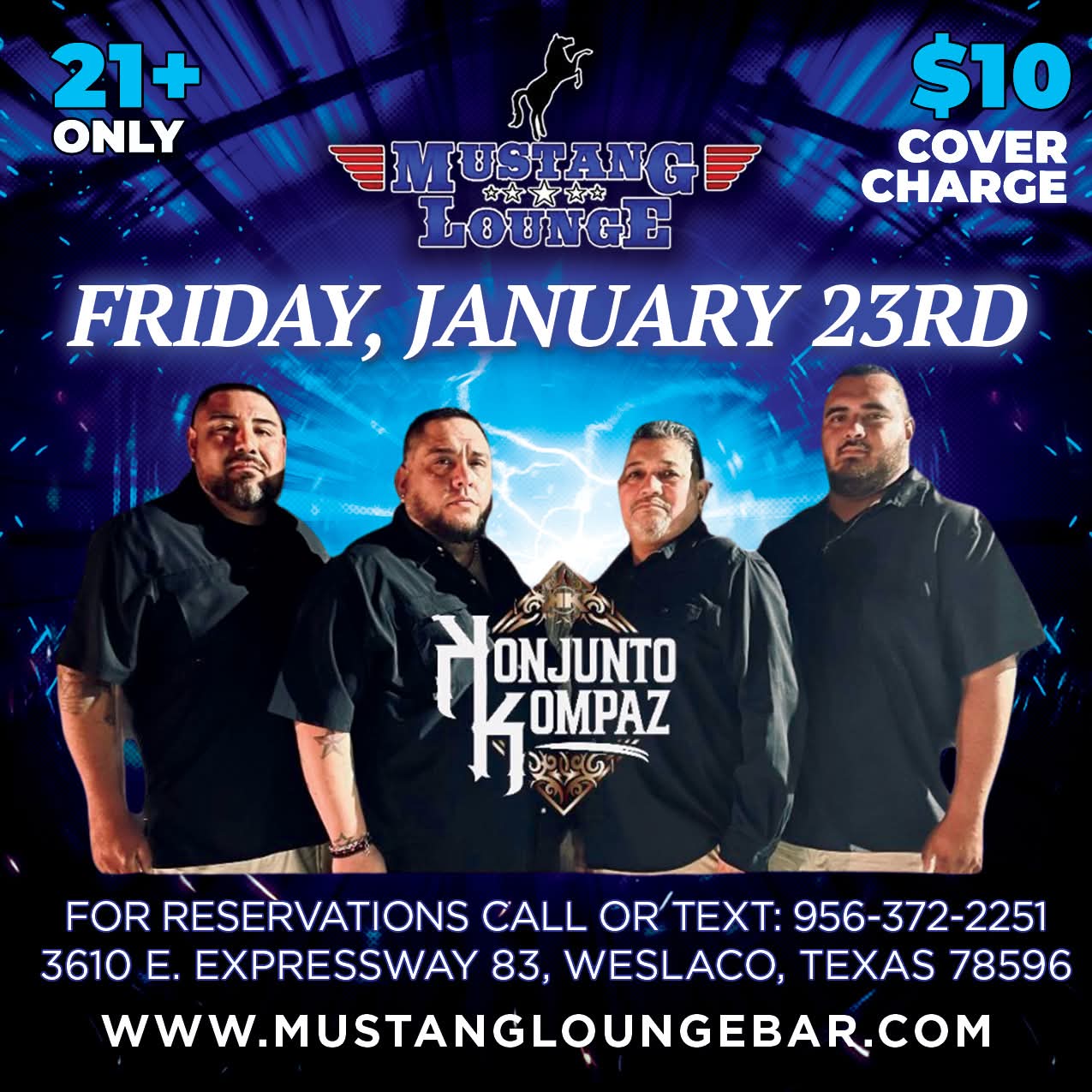 Mustang Lounge | Weslaco’s Country and Tejano Party Hub