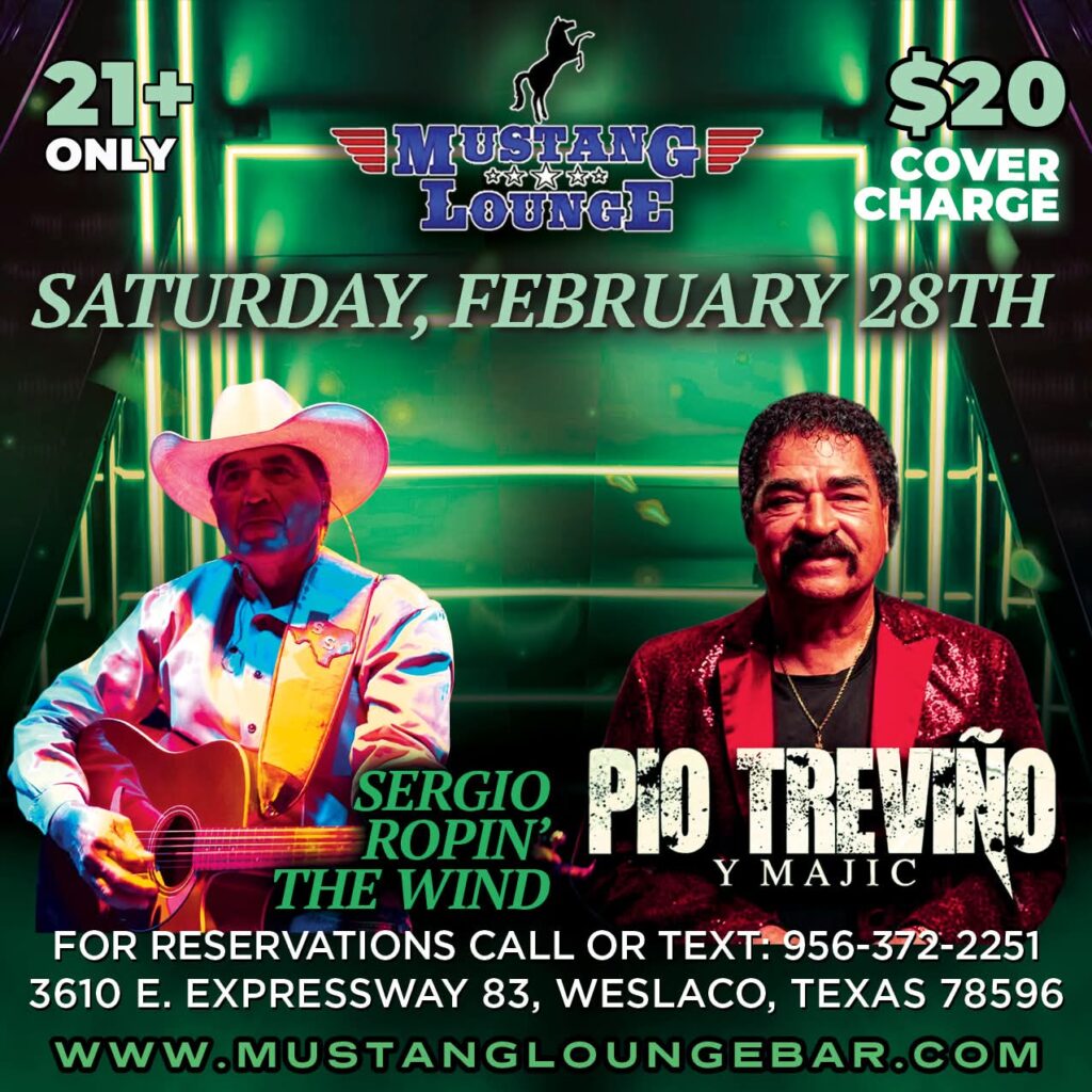 Pio Trevino y Majic & Sergio Ropin' the Wind Live – Legendary Tejano ...